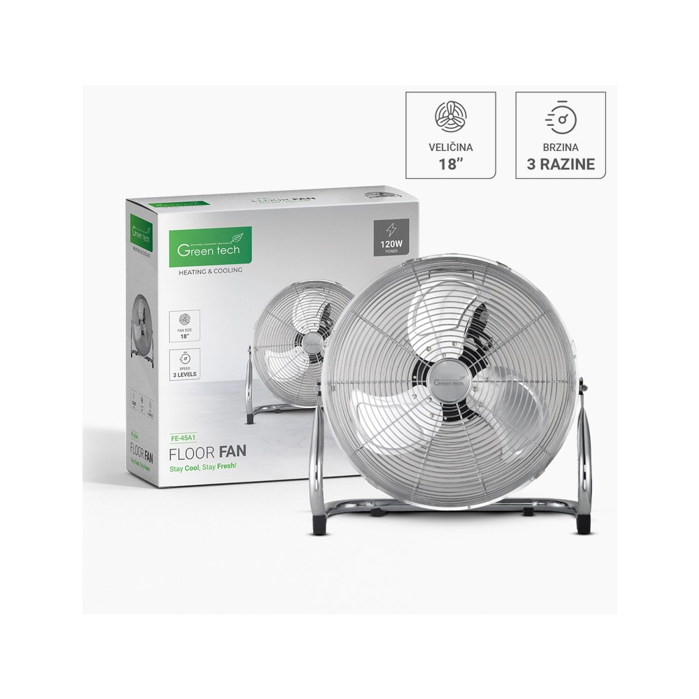 GREEN TECH ventilator podni FE45A1 120W 18'' | centrumshop.ba