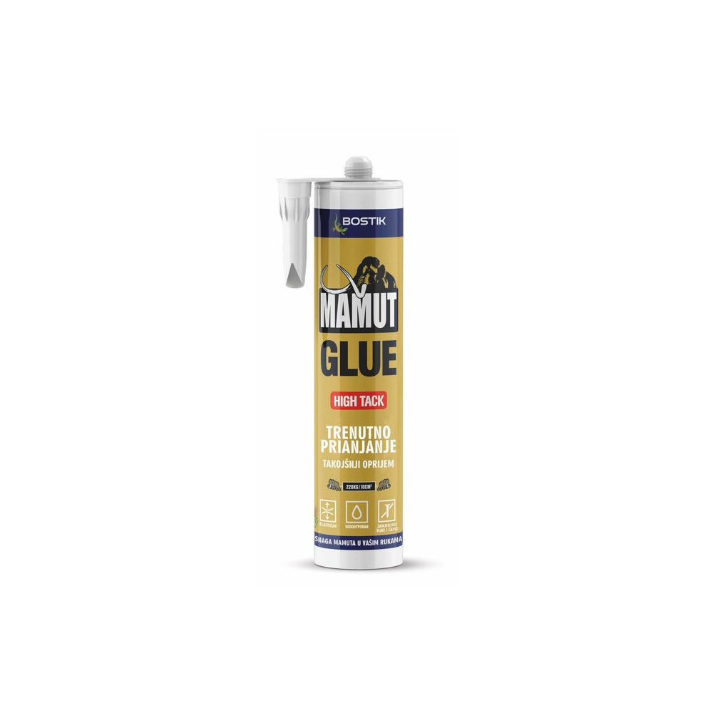 DEN BRAVEN silikon ljepilo Mamut Hightack 290ml bijelo | centrumshop.ba