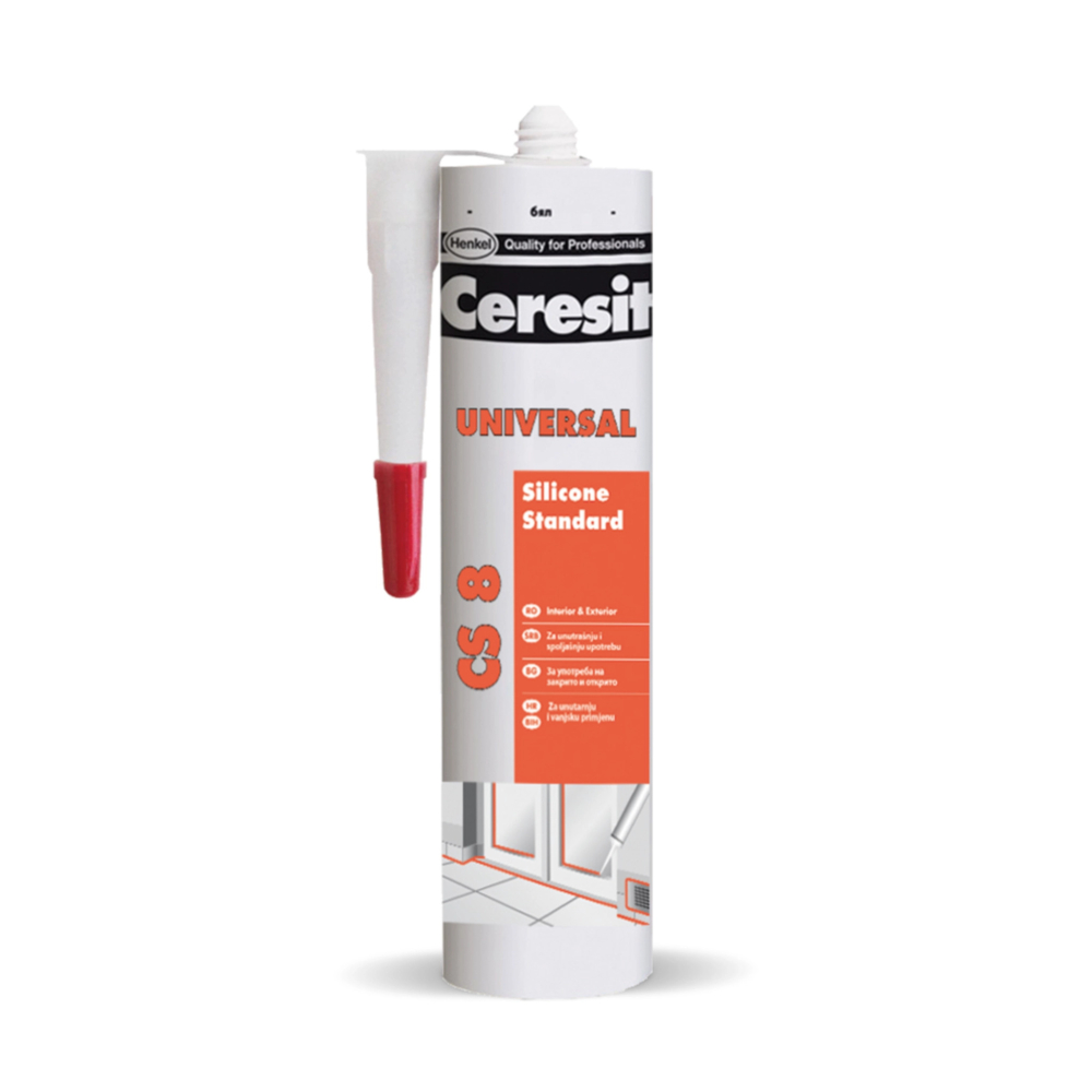 CERESIT silikon univerzalni bijeli CS8 280ml | centrumshop.ba